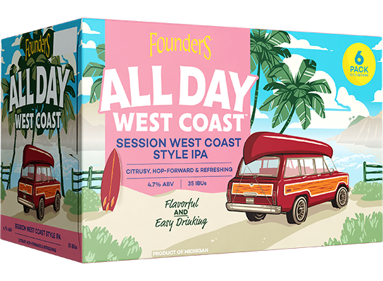 All Day West Coast - Founders Brewing Company